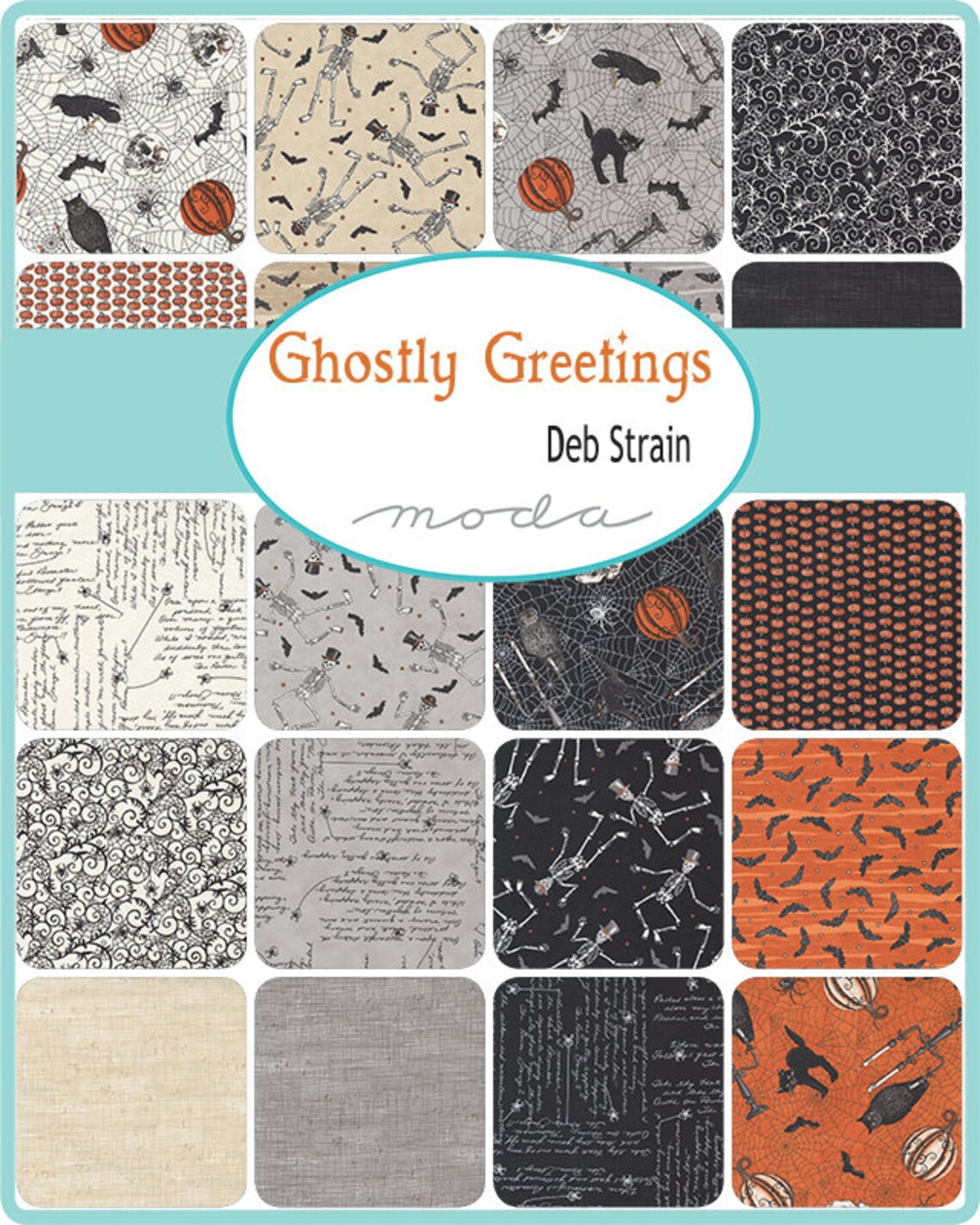Ghostly Greetings - Moda Fabrics – Creative in Crafts